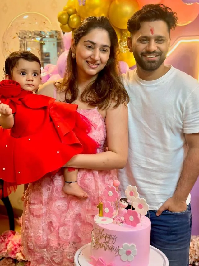 Rahul Vaidya Daughter Birthday: राहुल-दिशा ने बेटी नव्या के बर्थडे काफी ...
