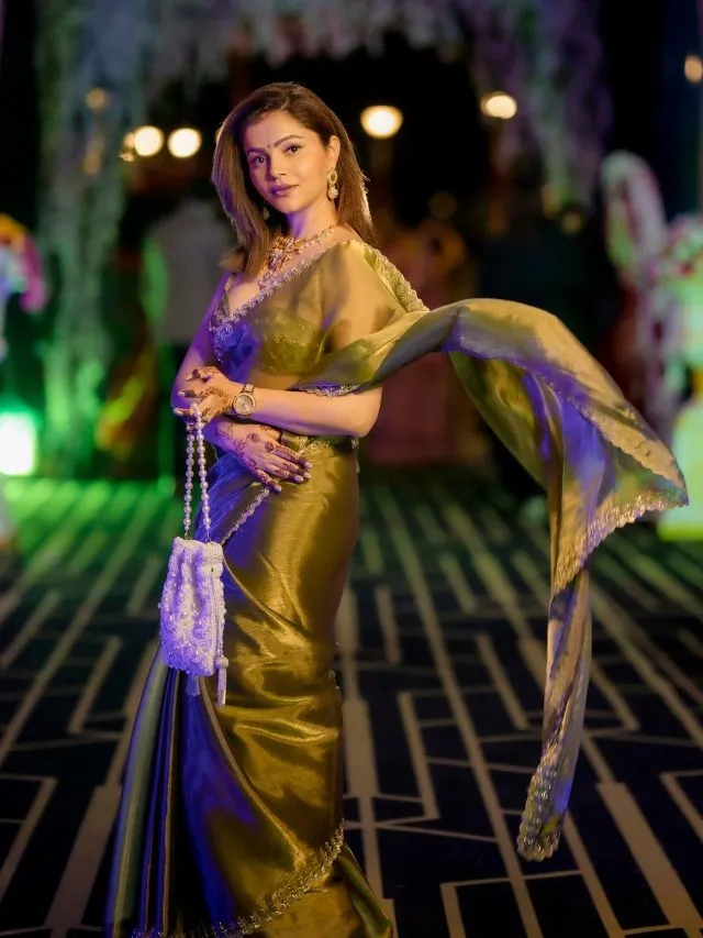 Rubina Dilaik Latest Photos साड़ी में बला की खूबसूरत लगती हैं एक्ट्रेस