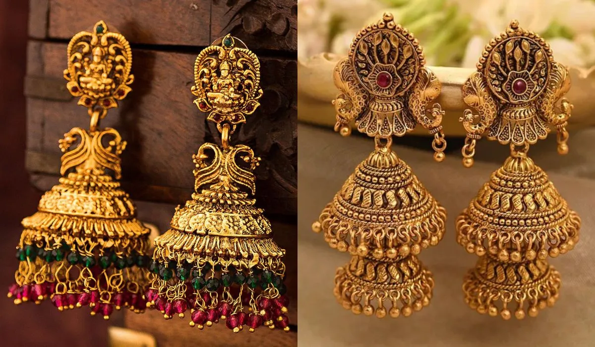 Bridal Gold Jhumka Design: इस Wedding Season स्टाइल करें ये 5 Best ...