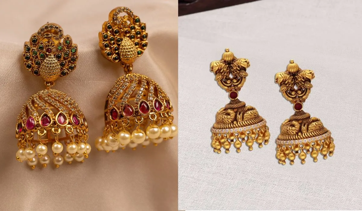 Bridal Gold Jhumka Design: इस Wedding Season स्टाइल करें ये 5 Best ...