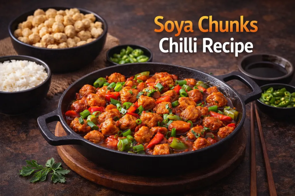 Soya Chunks Chilli Recipe: घर पर 30 मिनट में बनाएं Restaurant Style ...
