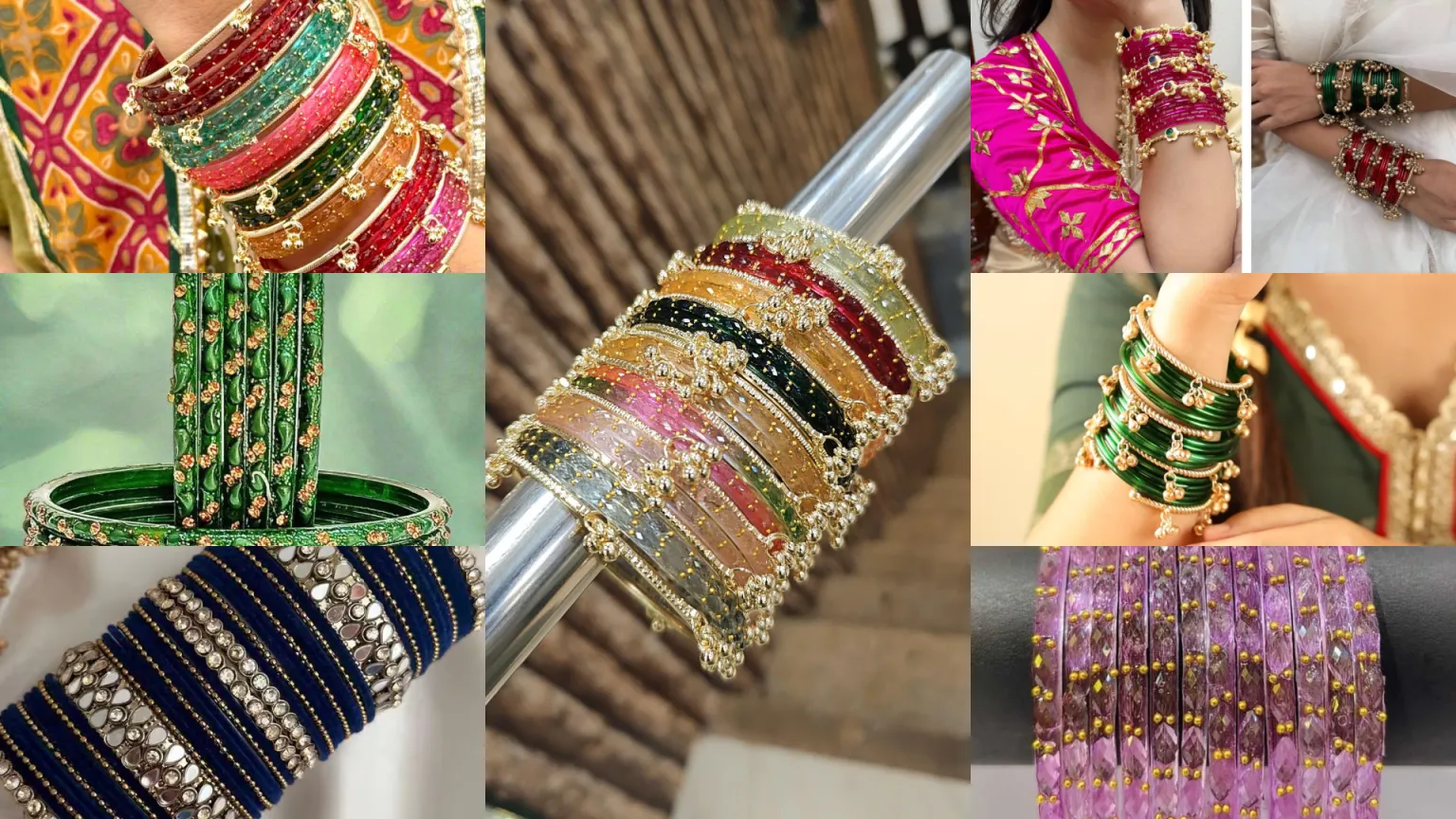 Glass Bangles For Daily Wear: कांच की चूड़ियों के ये 4 Latest और Trendy ...