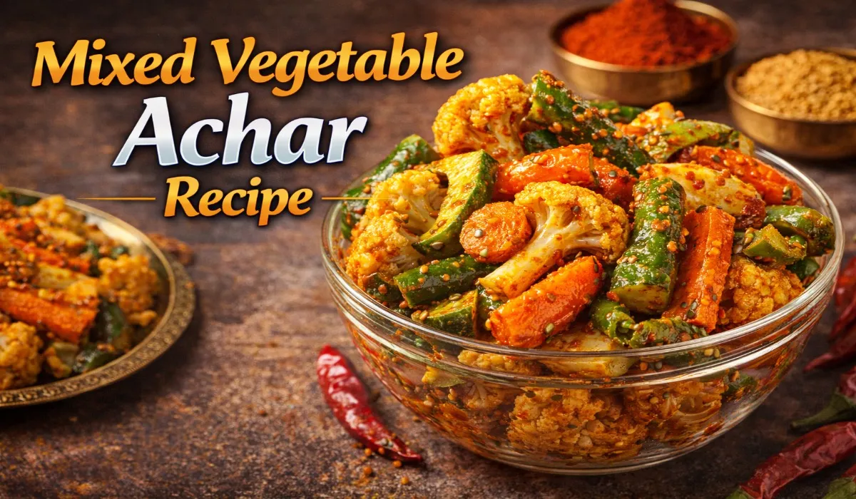 Mixed Vegetable Achar Recipe: घर पर बनाएं Delicious मिक्स वेज अचार ...