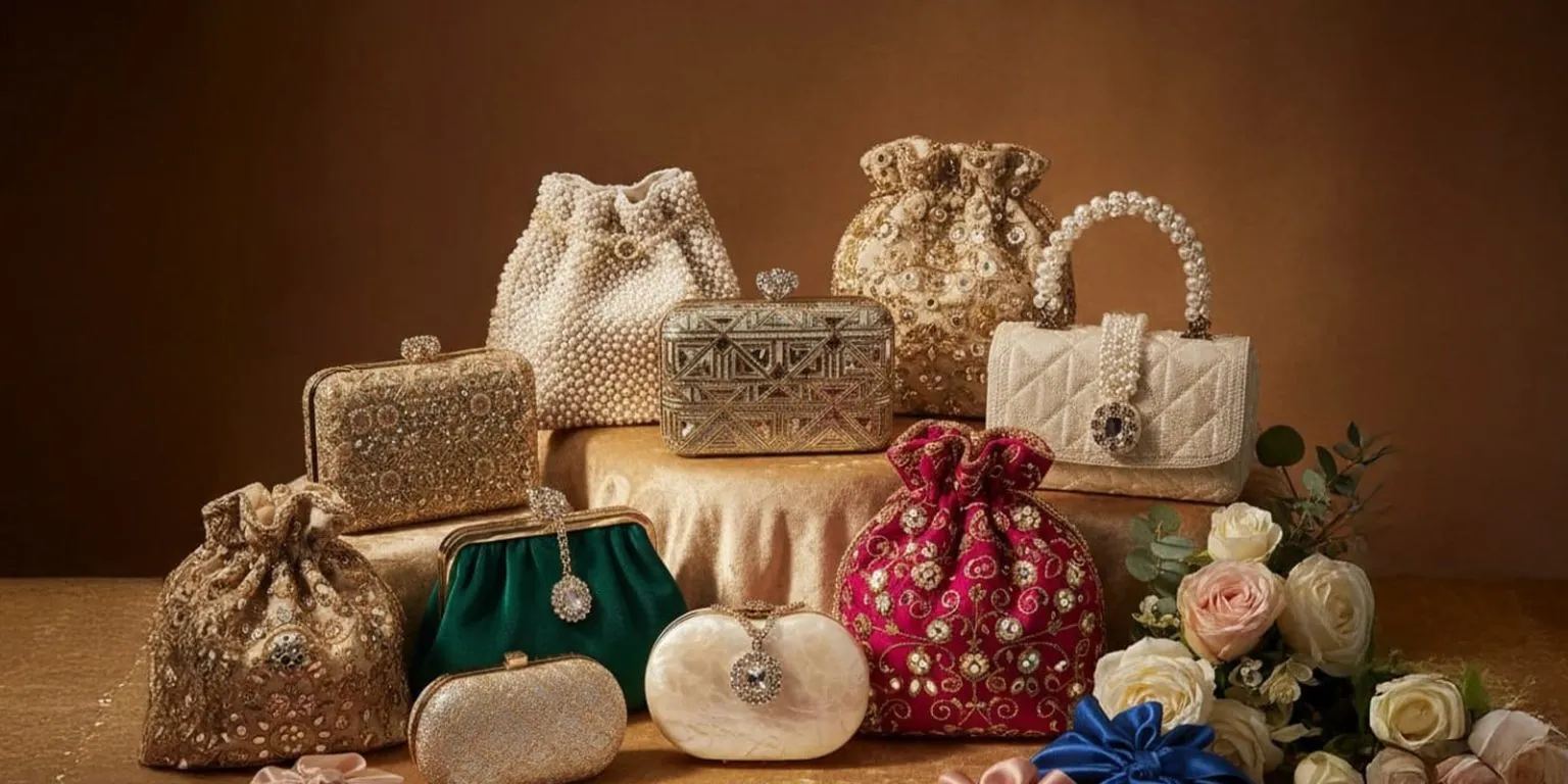 Best 3 Bridal Clutch Designs: वेडिंग लुक को खास बना देंगे पर्स और क्लच ...