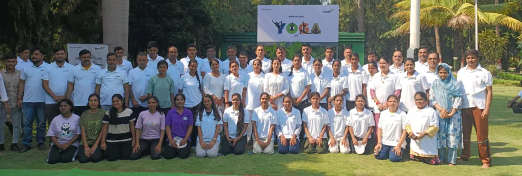 Jindal Steel International Yoga Day : अंतर्राष्ट्रीय योग दिवस पर जिंदल ...