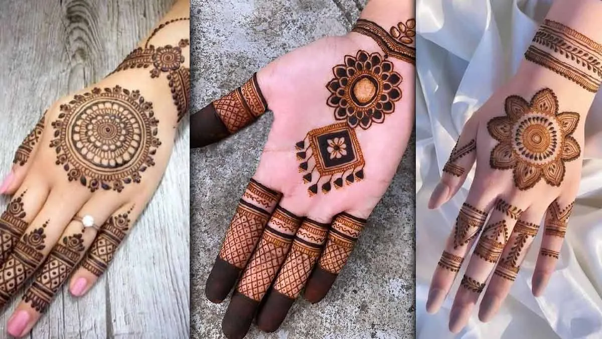 Best 4 Ghewar Mehndi Designs: इस फेस्टिव सीजन खूब ट्रेंड कर रही हैं ये ...